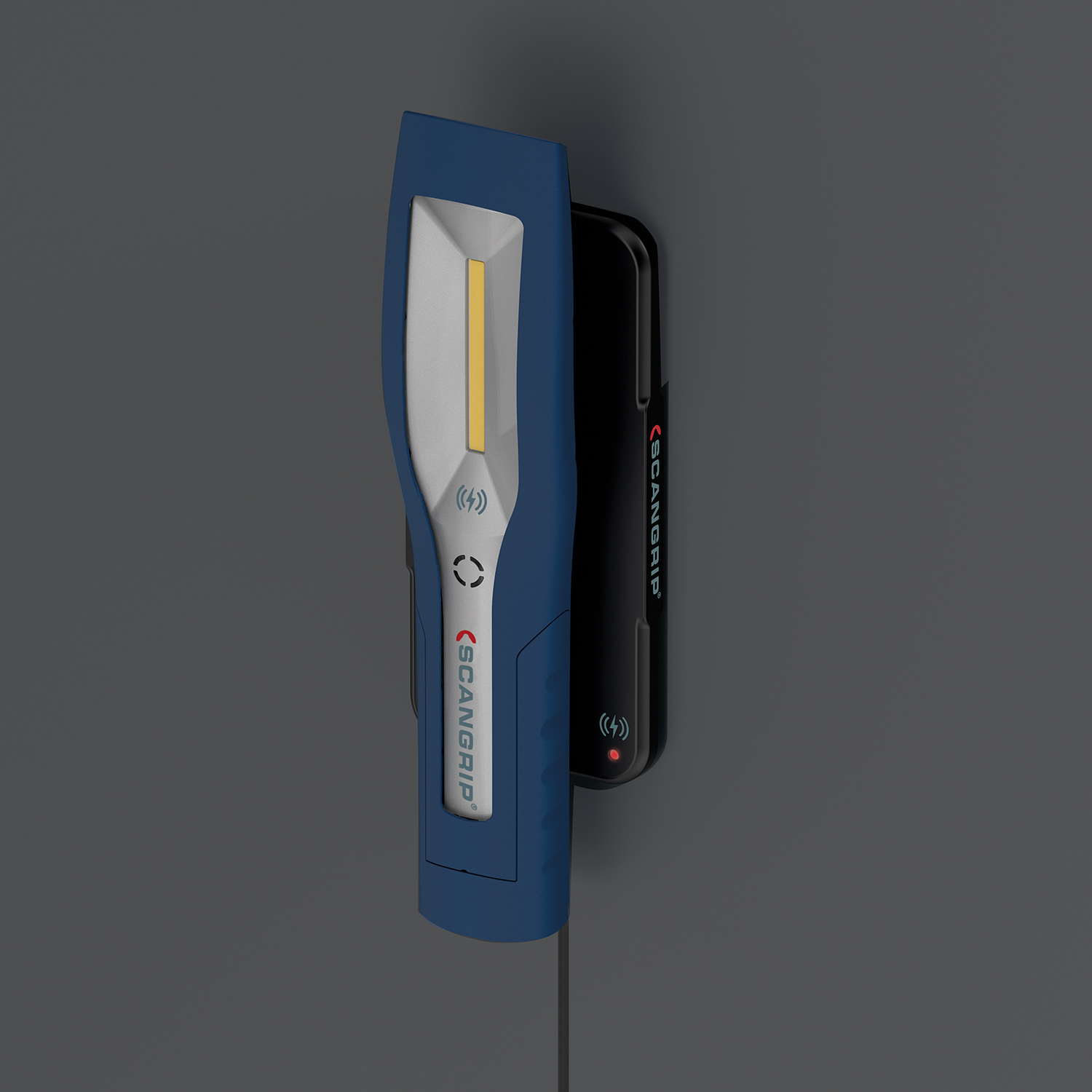 Kombination von MAG PRO LED-Handleuchte und Ladepad